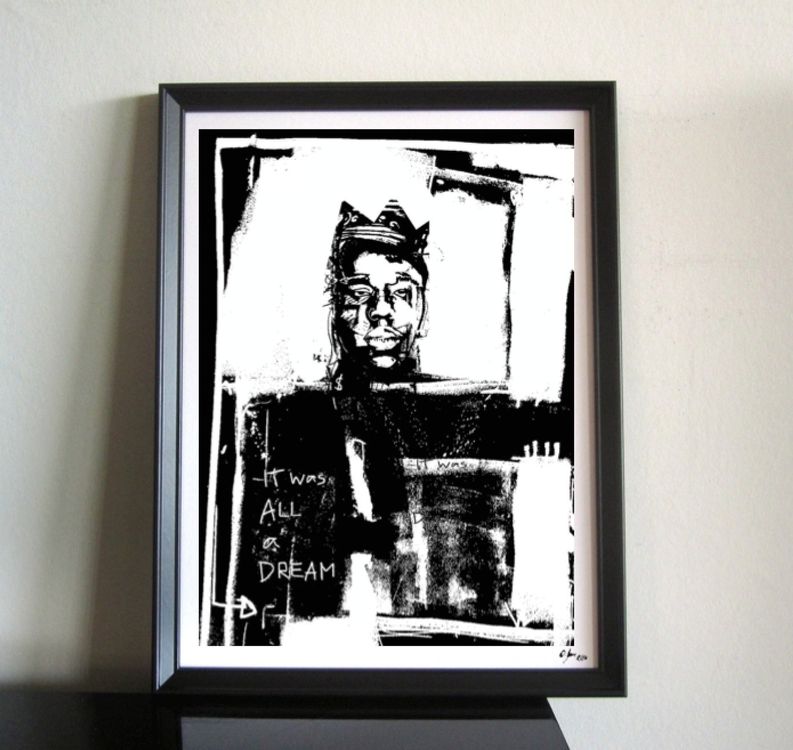 Notorious BIG Rap Hip Hop Kunst Urban Modern BLK Bild DREAM (Neu ...