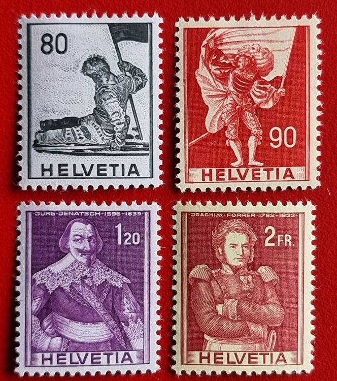 HISTORISCHE BILDER 339 340 341 342 1958* MINIME FALZSPUR (Neu (gemäss Beschreibung)) in Düdingen ...