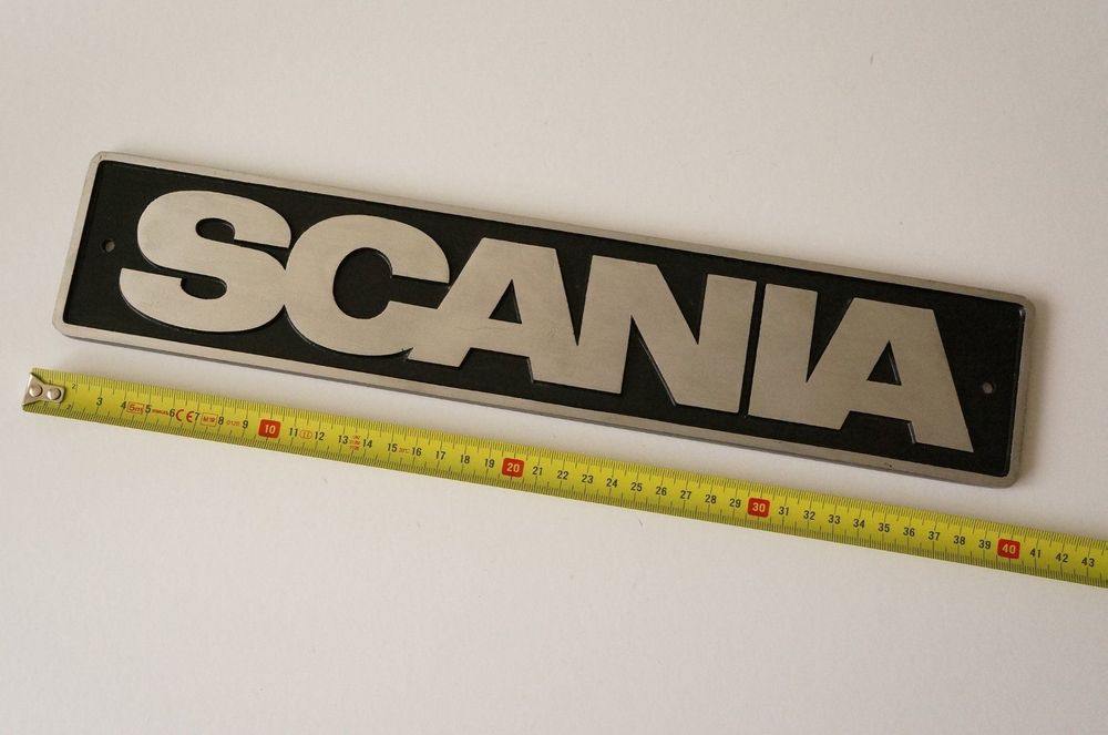 SCANIA Schild 40cm Metall massiv | Acheter sur Ricardo