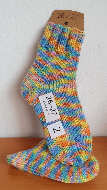 Kinder-Söckli 26-27 handgestrickt Nr.2 kt | Kaufen auf Ricardo