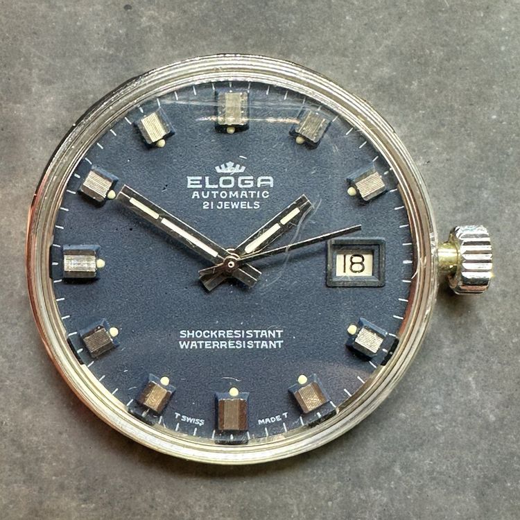 Montre ELOGA 21 Jewels Automatic Swiss Made Ø 27 mm Homme (Gebraucht ...