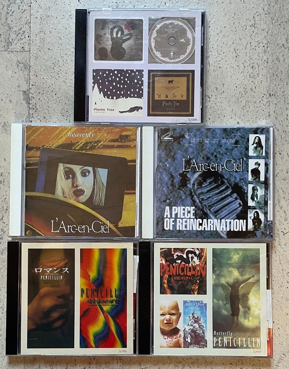 5 J-Rock CDs: L'Arc En Ciel, Plastic Tree, Penicillin ab 1.- | Kaufen ...