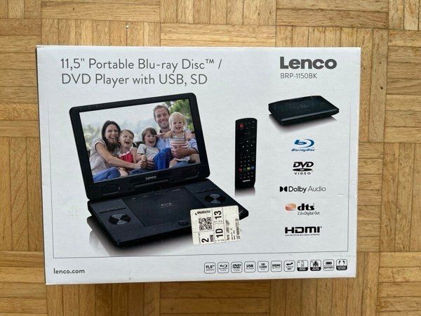 Lenco Portable Blue-Ray Disc/DVD Player, 11.5" mit USB/SD (Neu (gemäss ...