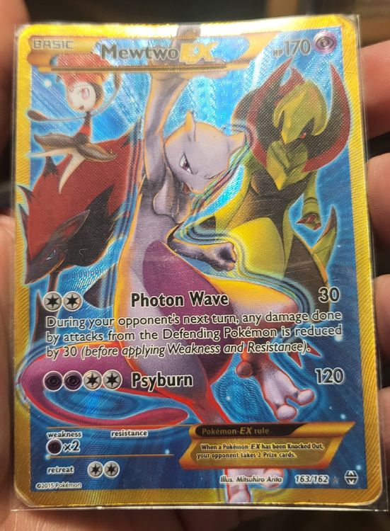 Pokemon Mewtwo EX Gold 163/162 | Kaufen auf Ricardo