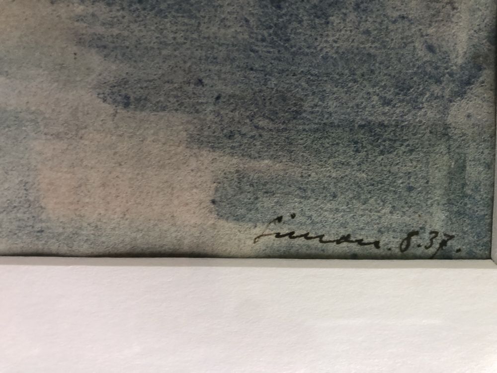 Walter Simon, Aquarell“Am Thunersee“, Frühwerk 1937 (Gebraucht) in Bern ...