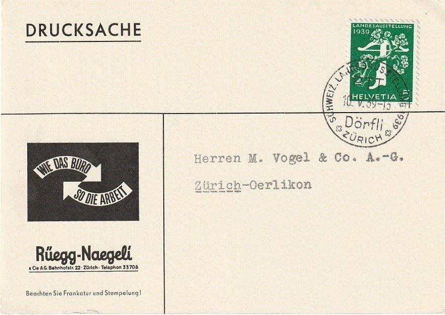 Landesausstellung 1939, Einadung (Gebraucht) in Aarburg für CHF 1 – mit Lieferung auf Ricardo kaufen