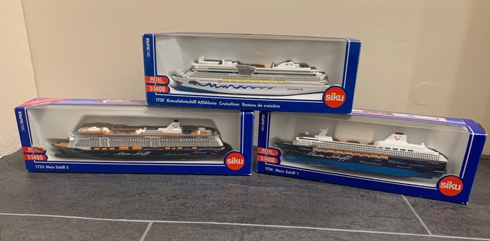 3 Siku Modell-Schiffe 1:1400 -Neu- | Kaufen auf Ricardo