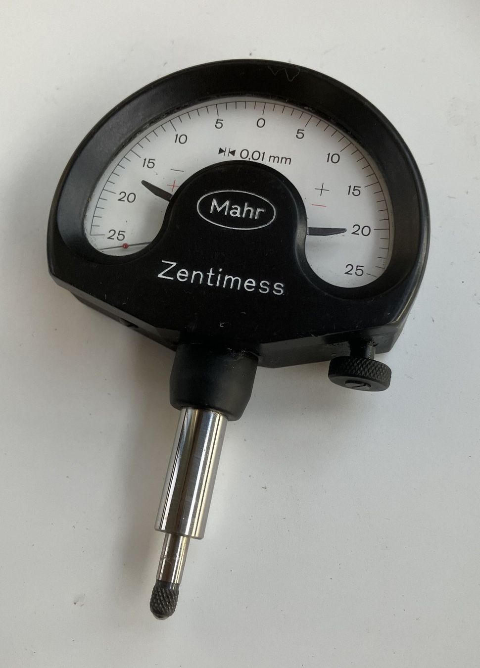 MAHR Messuhr Zentimess 0.01mm 25-0-25 / Nr.: …387 (Gebraucht) in ...