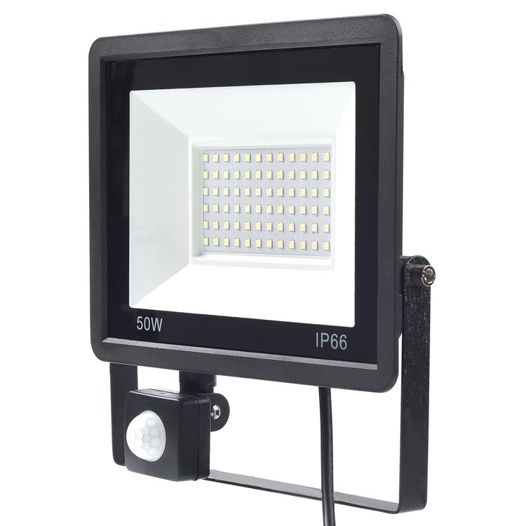 50W LED Strahler m. Bewegungsmelder IP66 (Neu (gemäss Beschreibung)) in ...