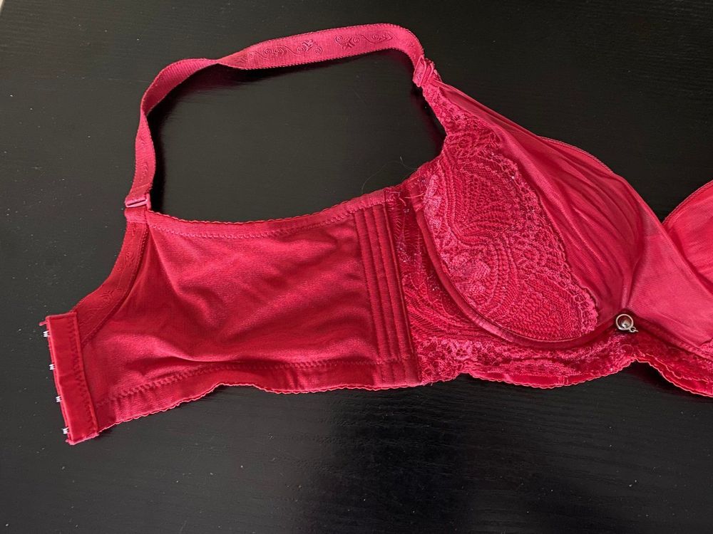 BH rot Glanz 85B soutien-gorge reggiseno bra (Nr. 33) (Gebraucht) in ...