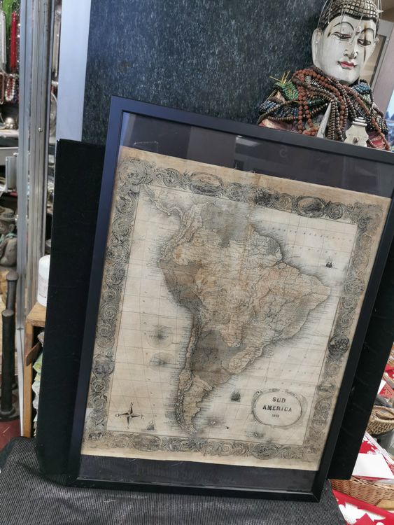 CARTE GÉOGRAPHIQUE SUD AMERICA 1859 (D'occasion) à Genève pour CHF 19 ...