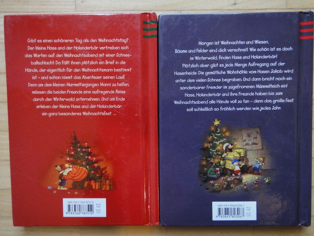 2 Bücher "Hase und Holunderbär. Die verlorene Weihnachtspost | Kaufen auf Ricardo