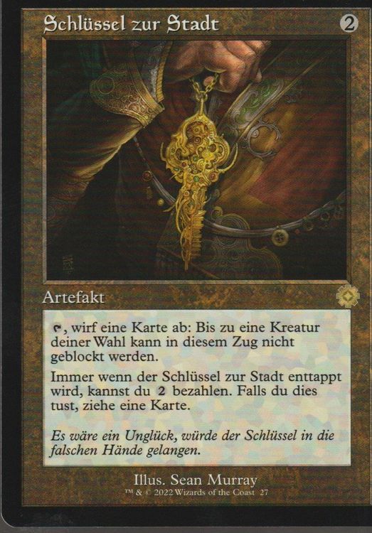 Magic The Gathering MTG Retro Frame Artifact 27 Schlüssel zu (Neu ...