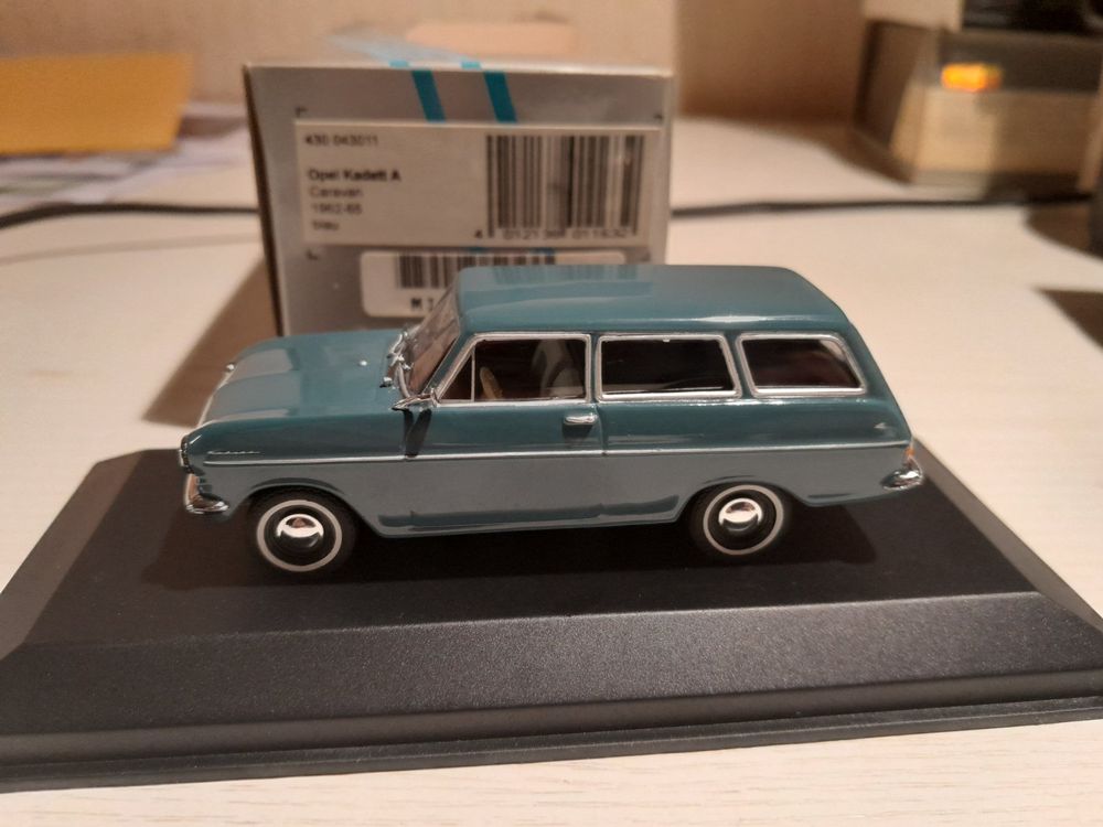 Opel Kadett A Caravan 1962-65 Minichamps 1:43 N° 430 043011 | Kaufen ...