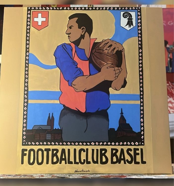 Fc Basel 1893, Landhof Plakat 1912 art | Kaufen auf Ricardo