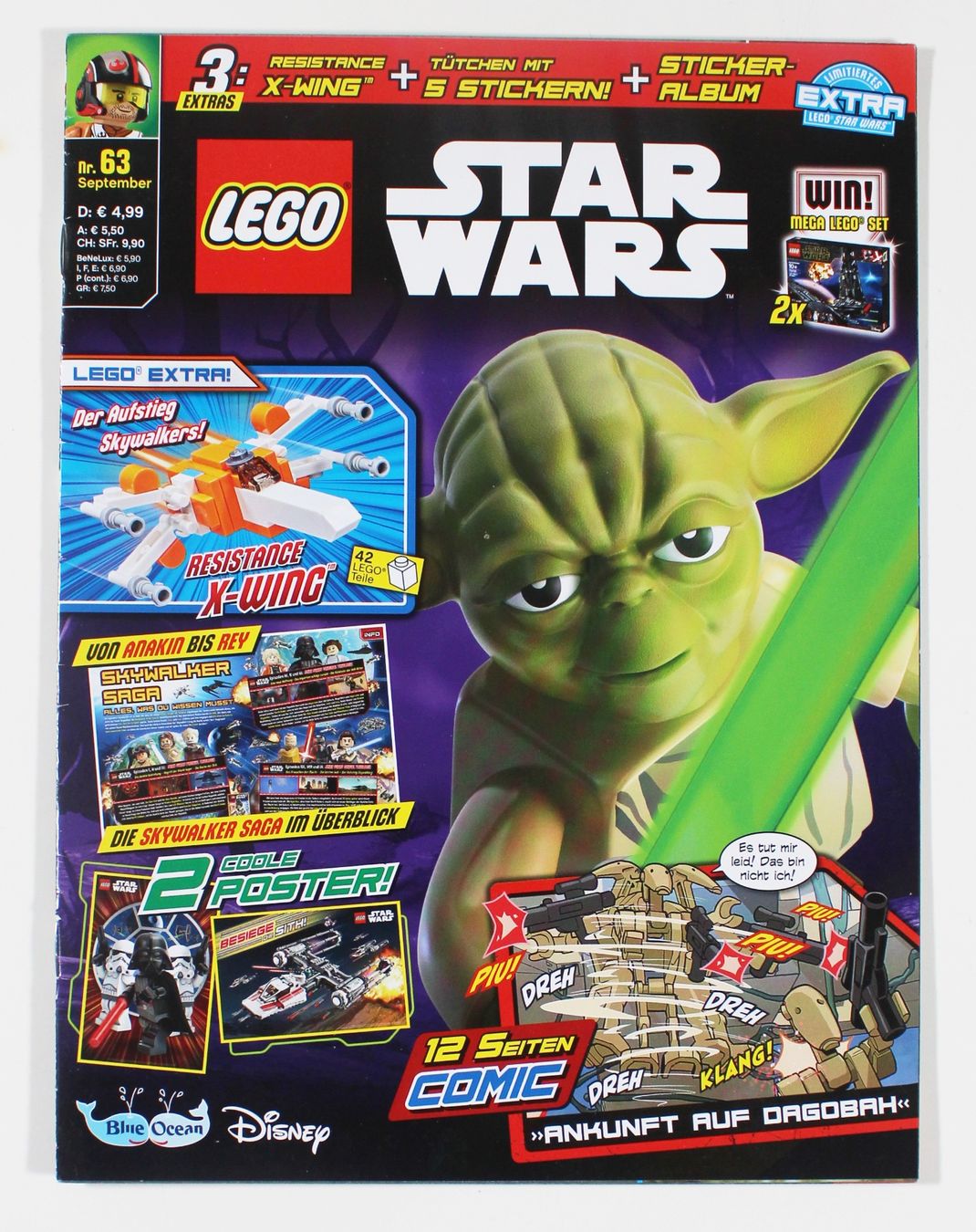 4 LEGO STAR WARS Comics, Quiz & Rätselspass für Kinder Set 3 (Gebraucht ...