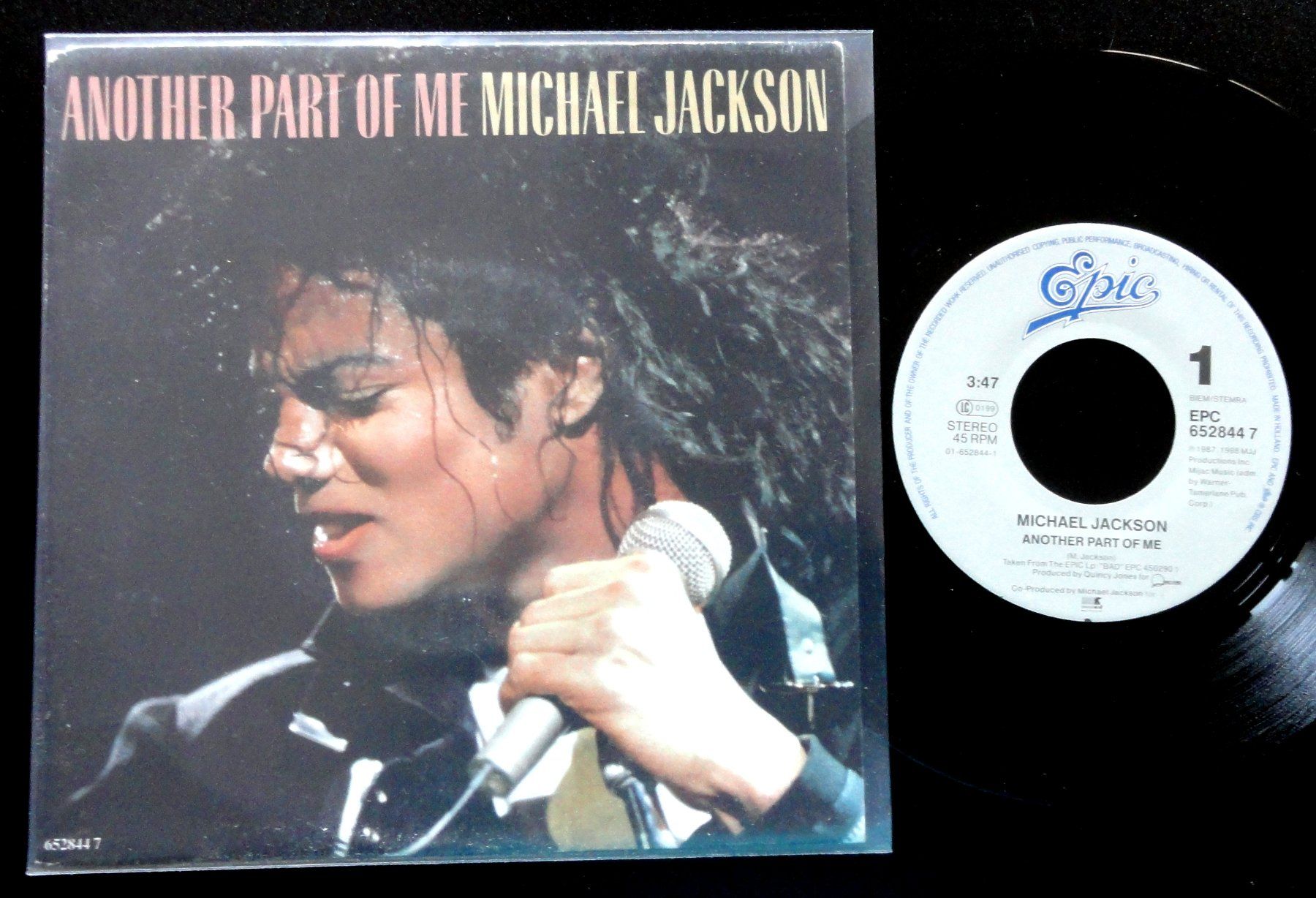 SI MICHAEL JACKSON another part of me EPIC 1987 mint (Gebraucht) in ...