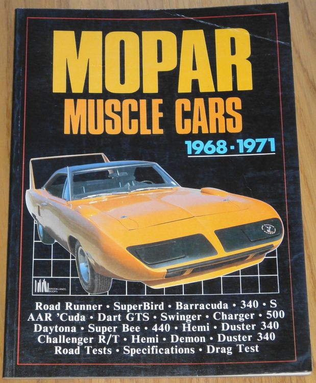 MOPAR MUSCLE CARS 1968-1971 BROOKLAND BOOKS (Gebraucht) in Frümsen für ...