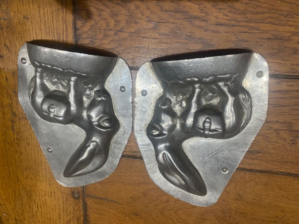 Moule chocolat schokoladenform st Nicolas âne 15cm (Gebraucht) in ...