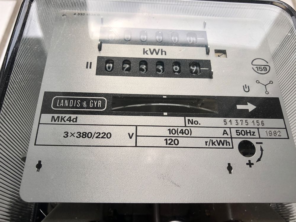 Stromzähler Landis & GYR, MK4D, 220/380V (Gebraucht) in Bergdietikon für CHF 21 – nur Abholung ...