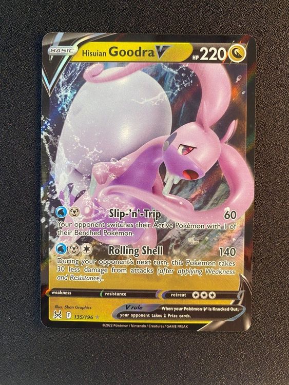 Hisuian Goodra V EN Lost Origin | Kaufen auf Ricardo