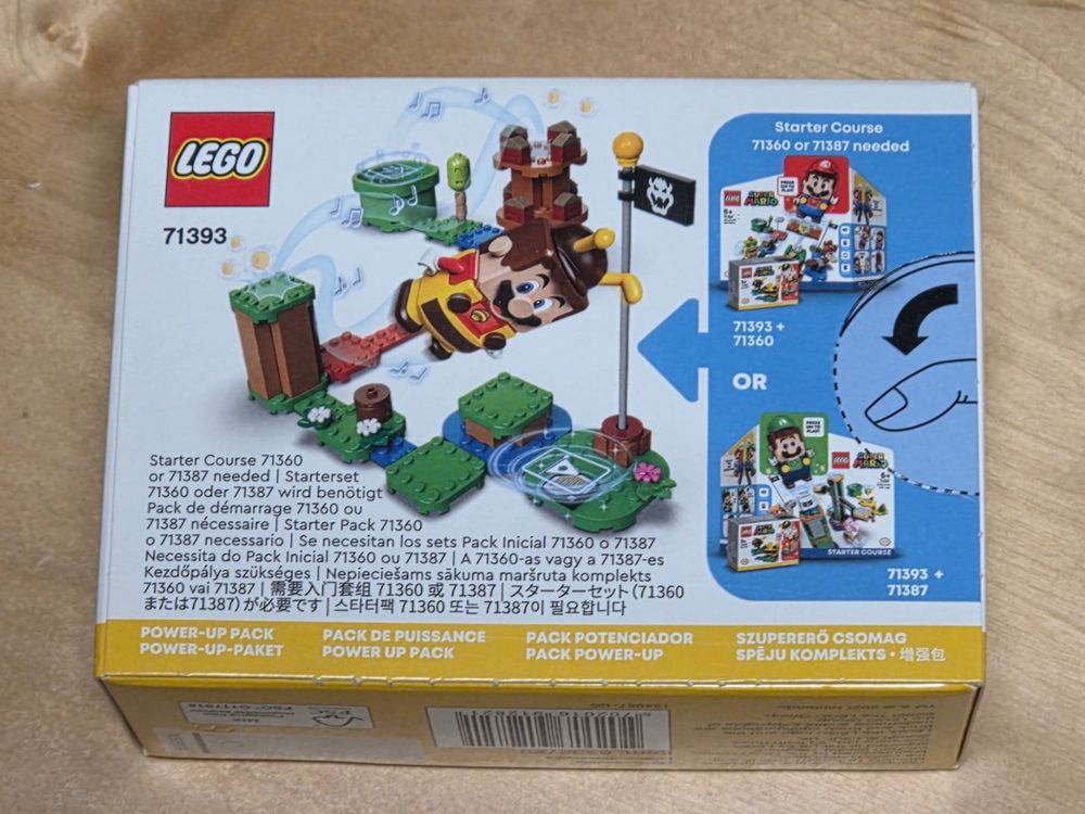 LEGO Super Mario 71393 Bee Mario - Power-Up Pack (Neu und ...