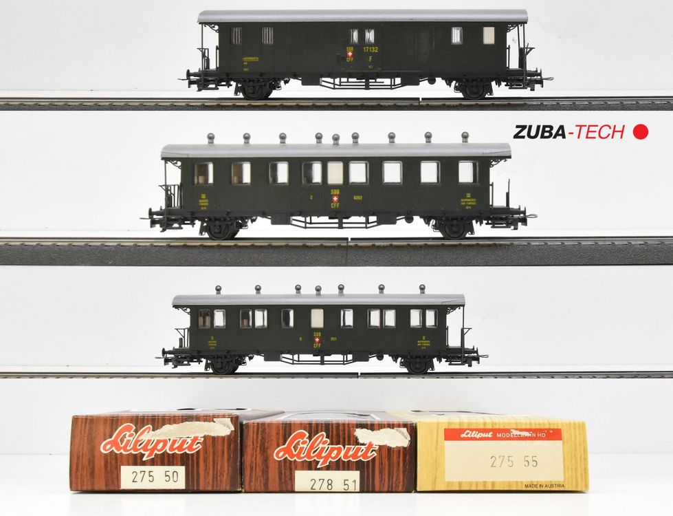 Liliput 3x Personenwagen der SBB H0 WS mit OVP | Kaufen auf Ricardo