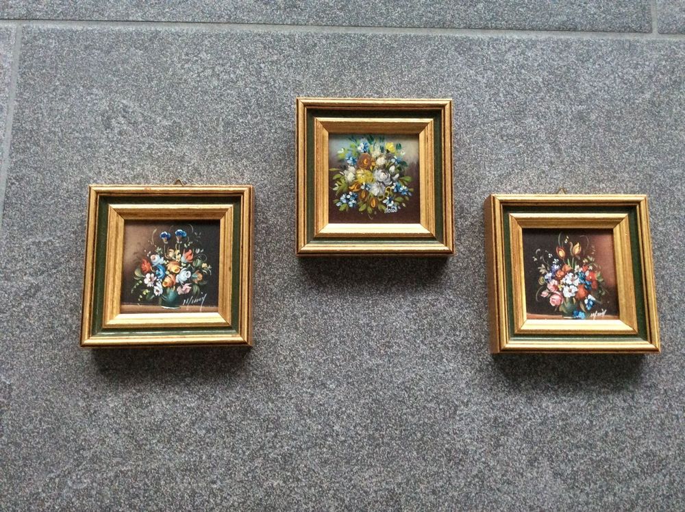 3 hübsche kleine Blumenbilder (Gebraucht) in Hölstein für CHF 1 – mit ...