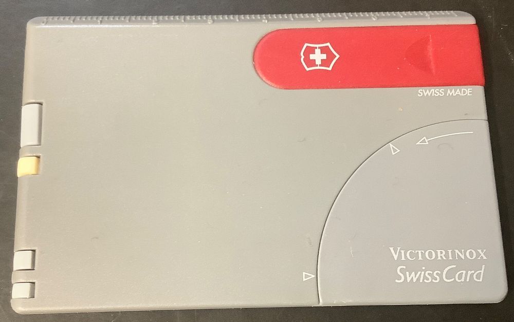 VICTORINOX swiss card quattro REKLAME, grau, TOP (Gebraucht) in ...