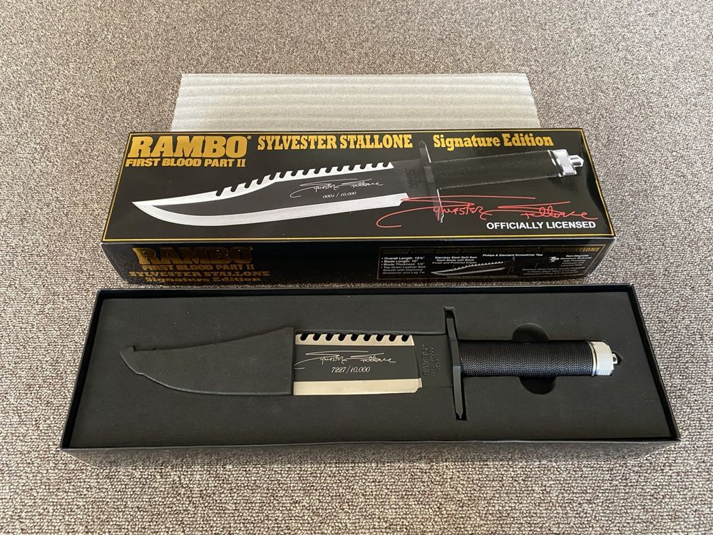 Rambo II Messer Masterpiece Collection Limitierte Auflage (Neu und originalverpackt) in Kölliken ...
