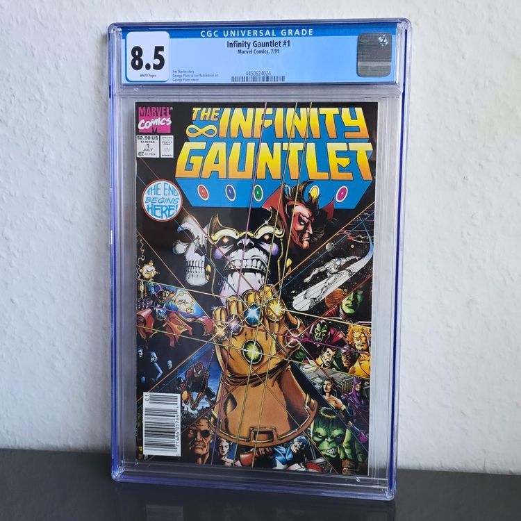 Marvel Comics - The Infinity Gauntlet 1# 7/91 (1991) CGC 8.5 (Neu ...