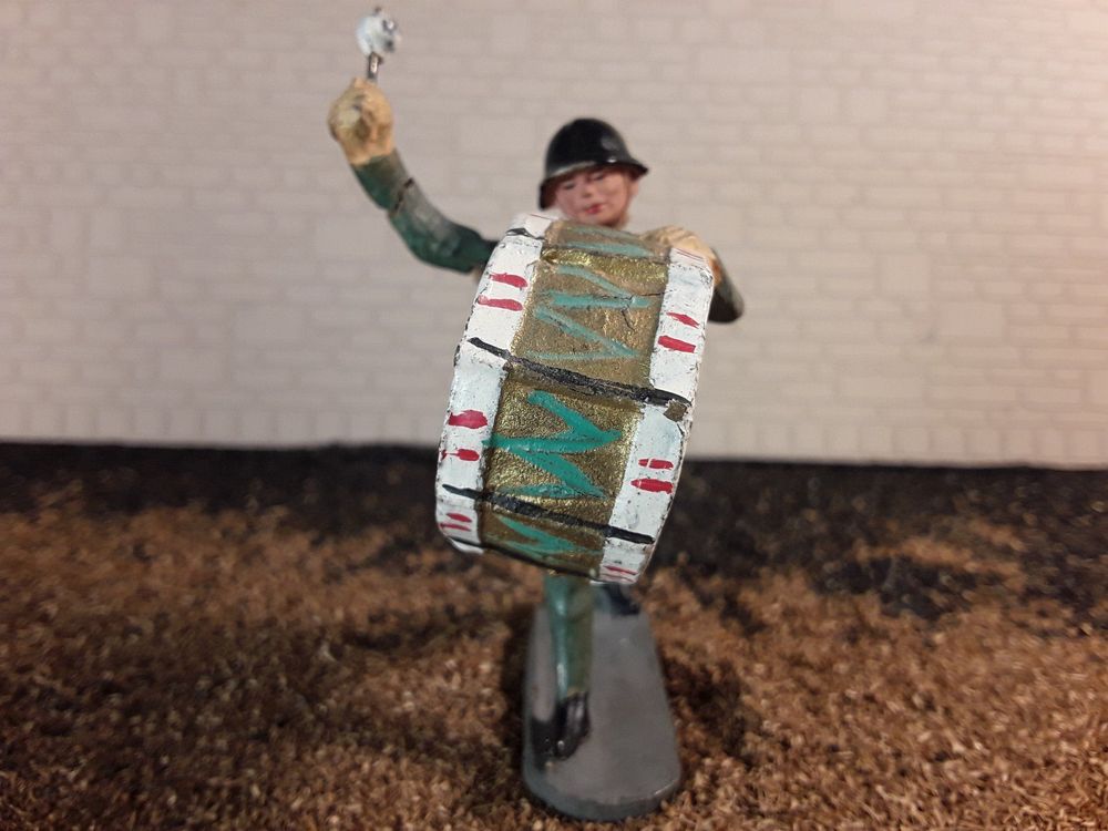 Sammler Elastolin schweizer Armee Trommler 2 Figuren _ 1:22 | Kaufen auf Ricardo