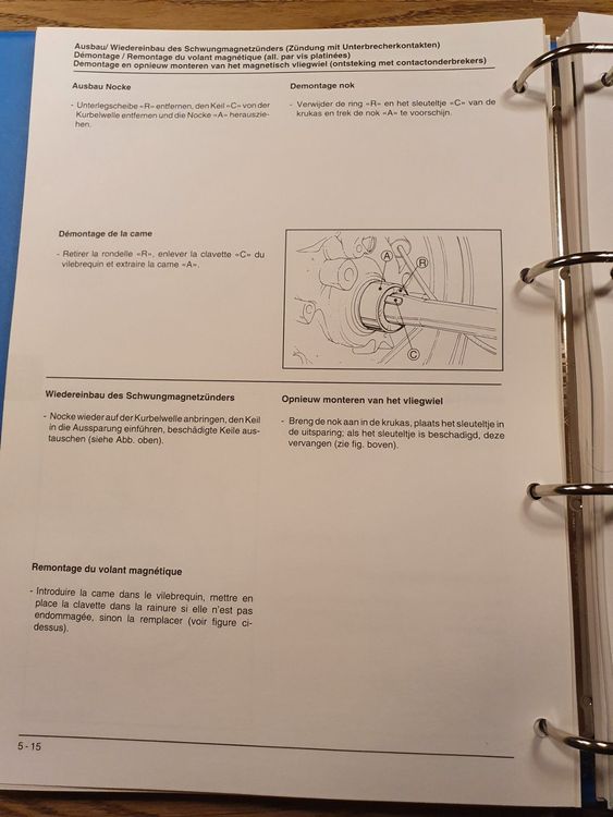 Piaggio Ciao/SI/Bravo Werkstatthandbuch (Gebraucht) in Künten für CHF 165 – nur Abholung auf ...