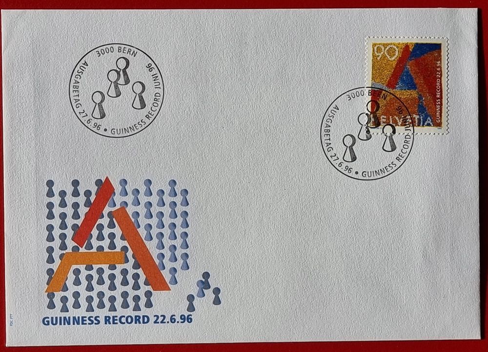DIE POST GUINNESS RECORD 896 1996 FDC | Kaufen auf Ricardo