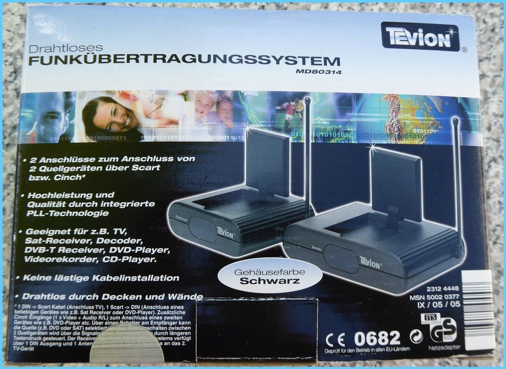 Tevion Drahtloses Funkübertragungssystem Ungeöffnet (Neu und ...