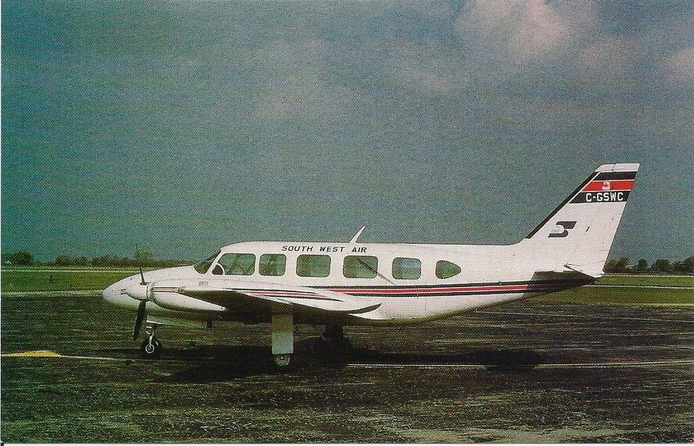 South West Air Piper Navajo Chieftan C-GSWC (Neu und originalverpackt ...