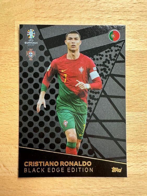 Topps Match Attax Euro 2024 Black Edge Edition CRISTIANO (Neu (gemäss Beschreibung)) in ...