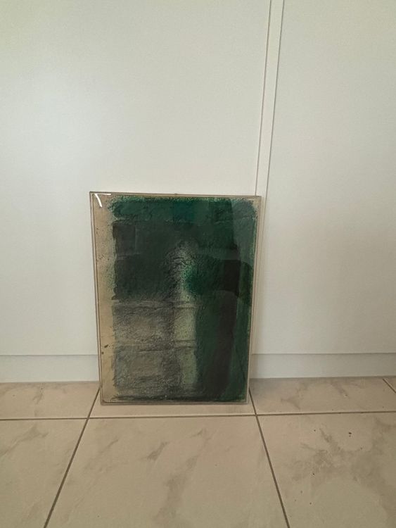 Ivor Abrahams, Stone Bench, Mischtechnik auf Papier (Gebraucht) in ...