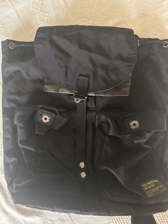 Polo Ralph Laurent Backpack black/army style (Neu (gemäss Beschreibung ...