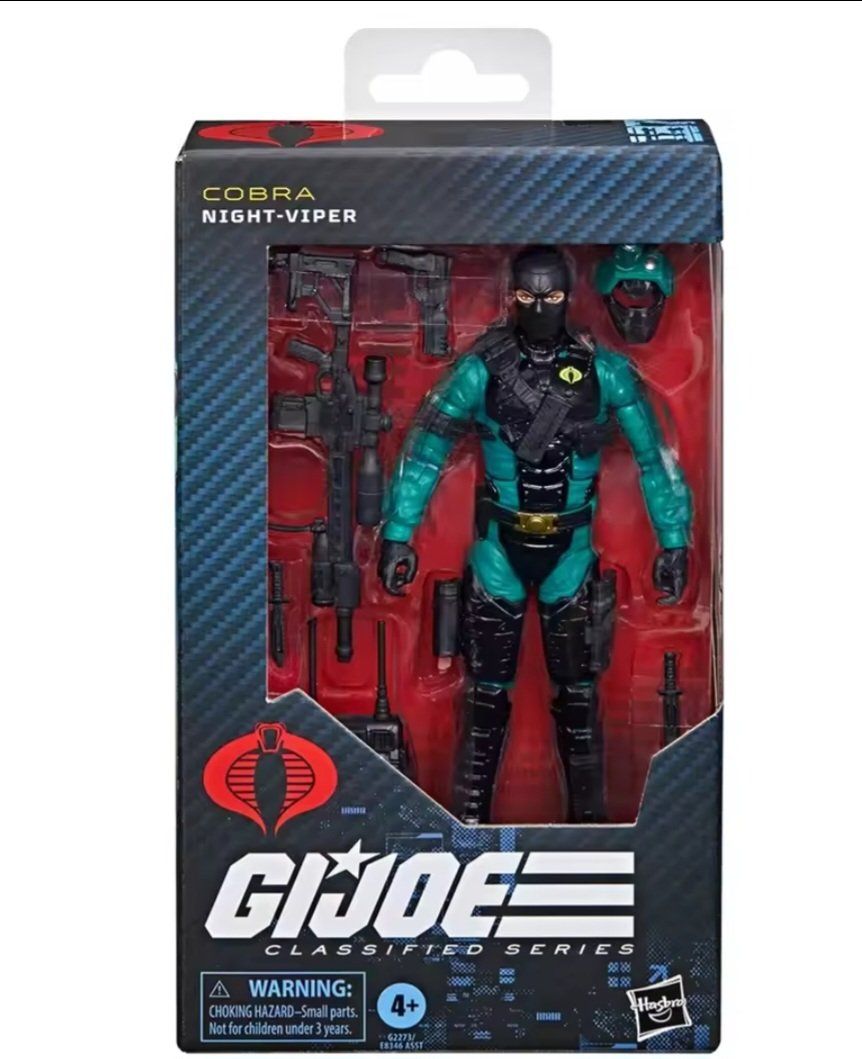 Hasbro G.I Série classifiée Joe # 187 Night-Viper 15cm (Neuf avec ...
