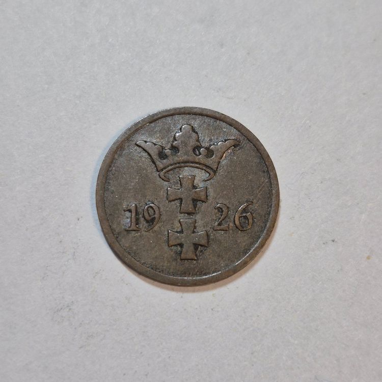 2 Pfennige 1926 Danzig - Polen (Gebraucht) in Schlieren für CHF 2 – mit ...