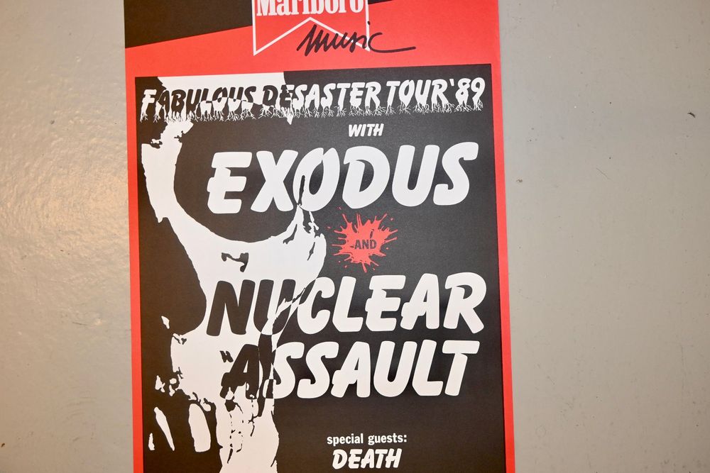 EXODUS Nuclear Assault ORGINAL KONZERT PLAKAT 1989 Death (Gebraucht) in ...