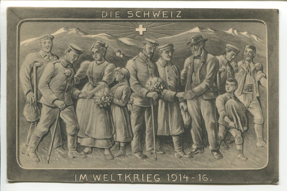 AK Die Schweiz im Weltkrieg 1914-1916, Verlag G.Metz Basel | Kaufen auf Ricardo