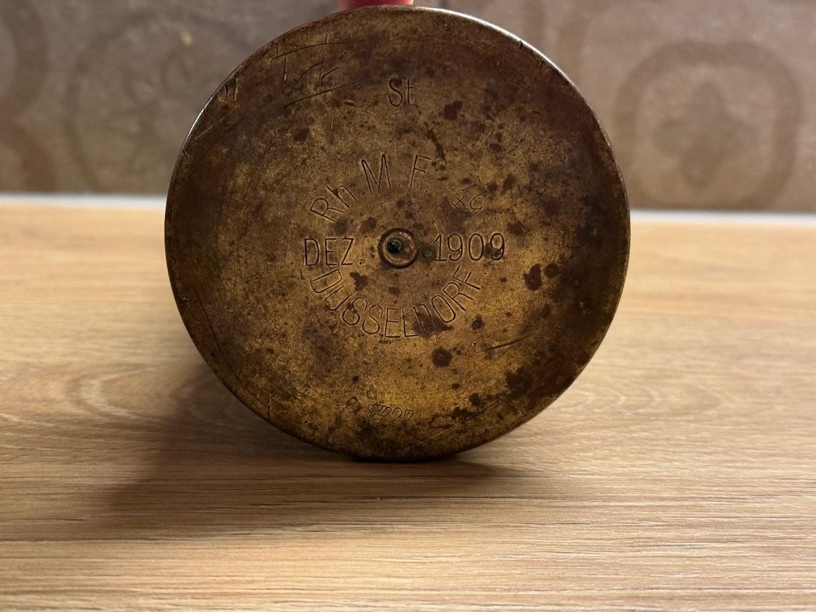 Ancienne douille d'obus de 1909 Dusseldorf WW1 (D'occasion) à Sierre ...