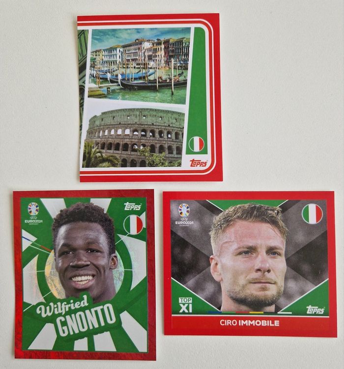 Topps UEFA Euro 2024 Sammelbilder ITA P2, ITA PTW, ITA TOP 1 (Neu ...
