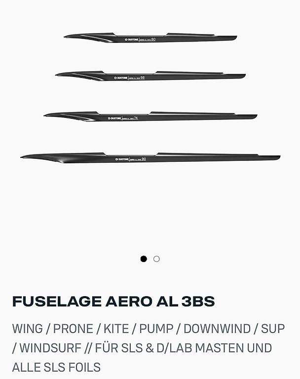 Foil Mast Fuselage Set Sero SLS AERO 90, Fuselage 66cm (D'occasion) à ...