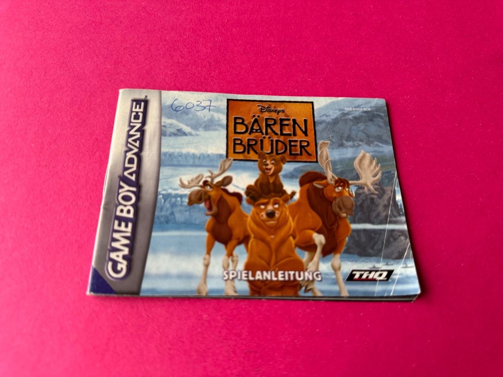 ANLEITUNG FÜR BÄREN BRÜDER NINTENDO GAME BOY ADVANCE (Gebraucht) in ...