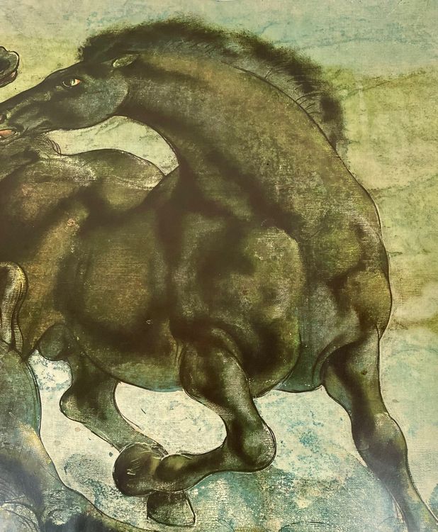 Hans Erni (1909-2015) Zwei Pferde Offset-Lithografie | Kaufen auf Ricardo