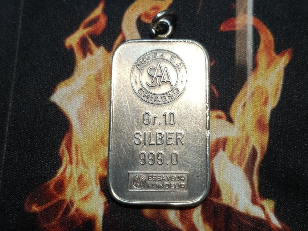 Silberanhänger 10 gr. SAA Chiasso | Kaufen auf Ricardo