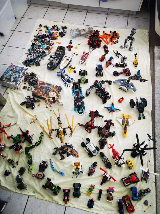 (L11). 9.5 kg Lego Bausteine, Autos,Ninjago, Chima, Star War (Gebraucht ...
